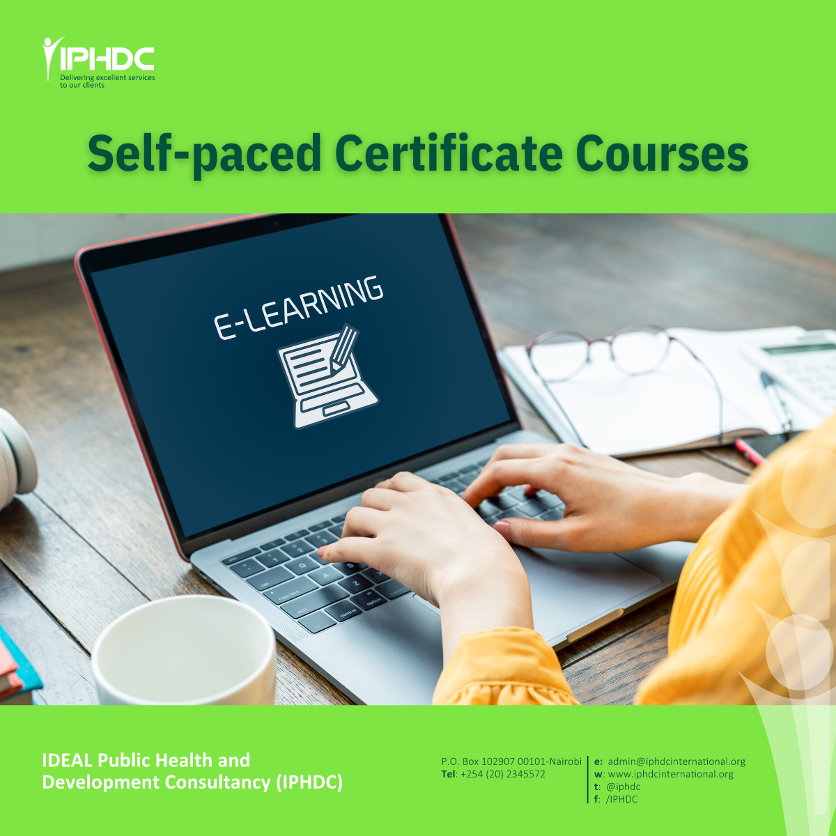 Self-paced E-learning Certificate Courses | IDEAL Public Health and ...